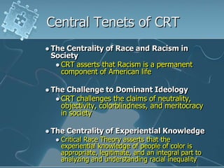 Critical race theory | PDF