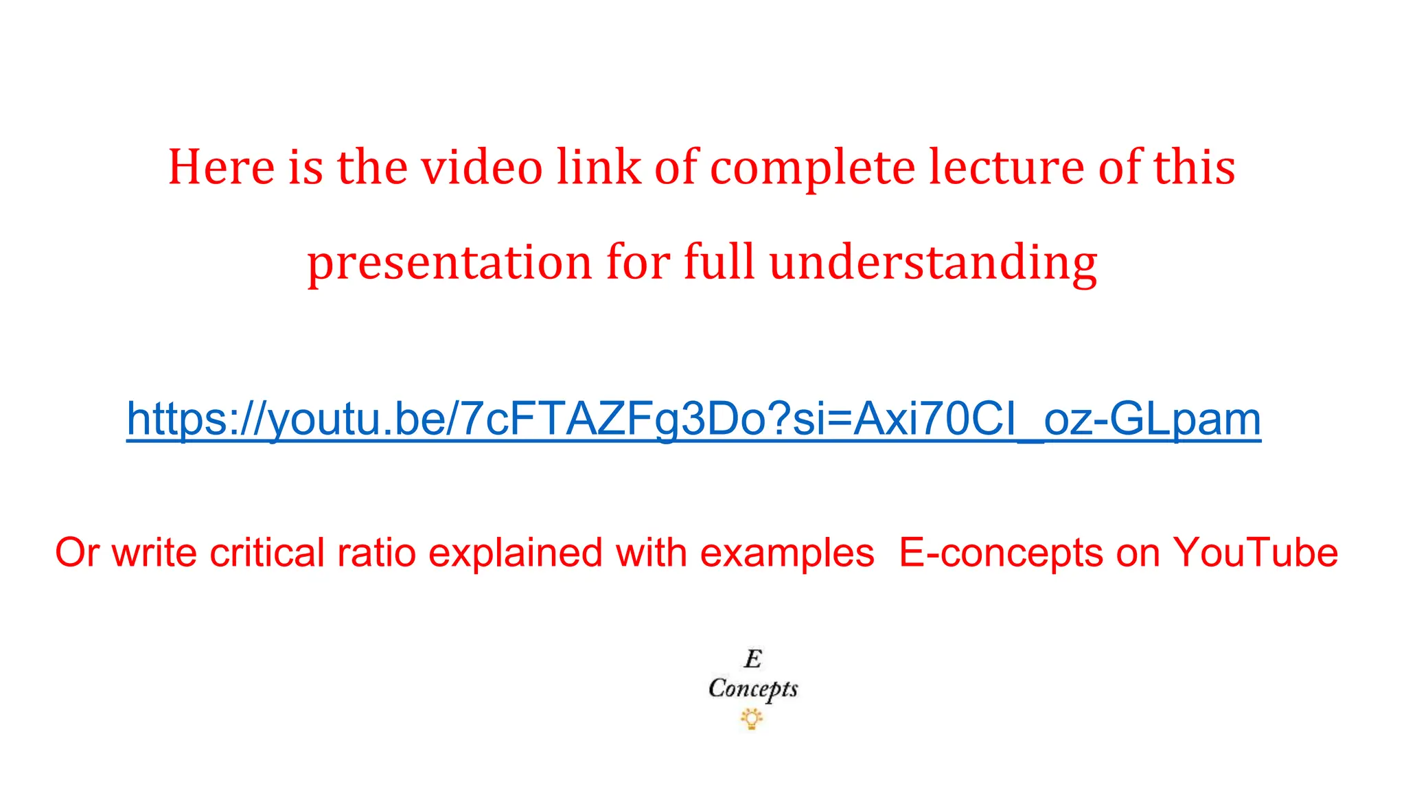 Critical ratio explained with example.pptx