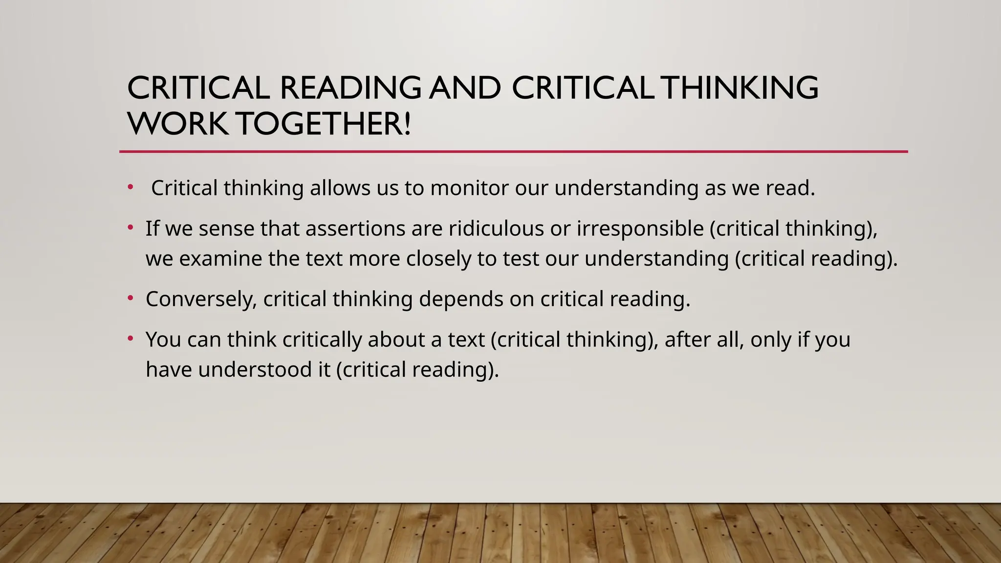 Critical Reading in Academic Writing Psychology | PPTX