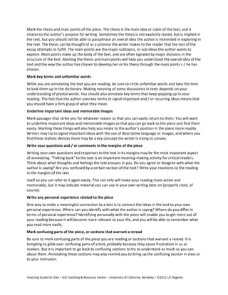 Critical reading 4 steps | PDF