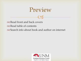 Critical reading and annotation skills | PPTX