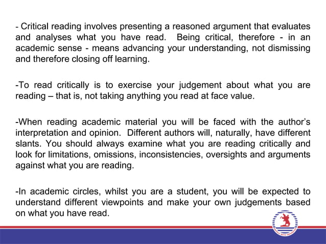 Critical Reading and Writing-Intro.ppt