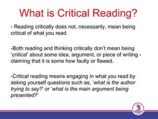 Critical Reading and Writing-Intro.ppt