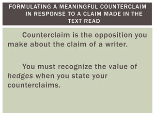 Critical reading as reasoning | PPTX