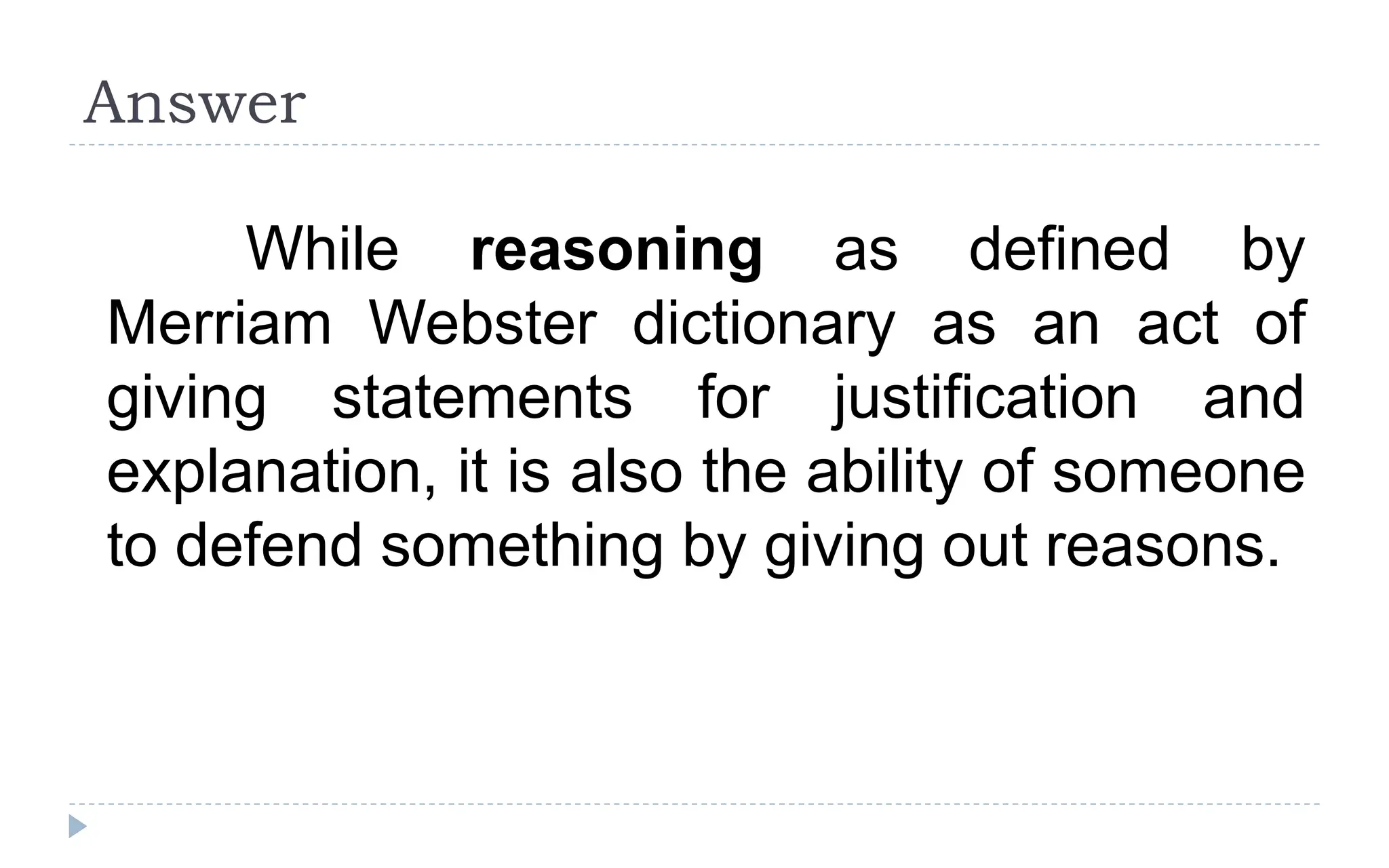 Critical Reading as Reasoning - Reading and Writing Skills- Quarter 4 ...
