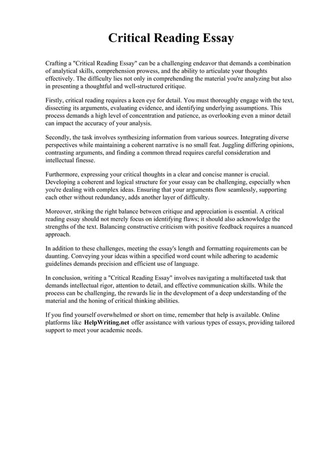 Critical Reading Essay.pdf