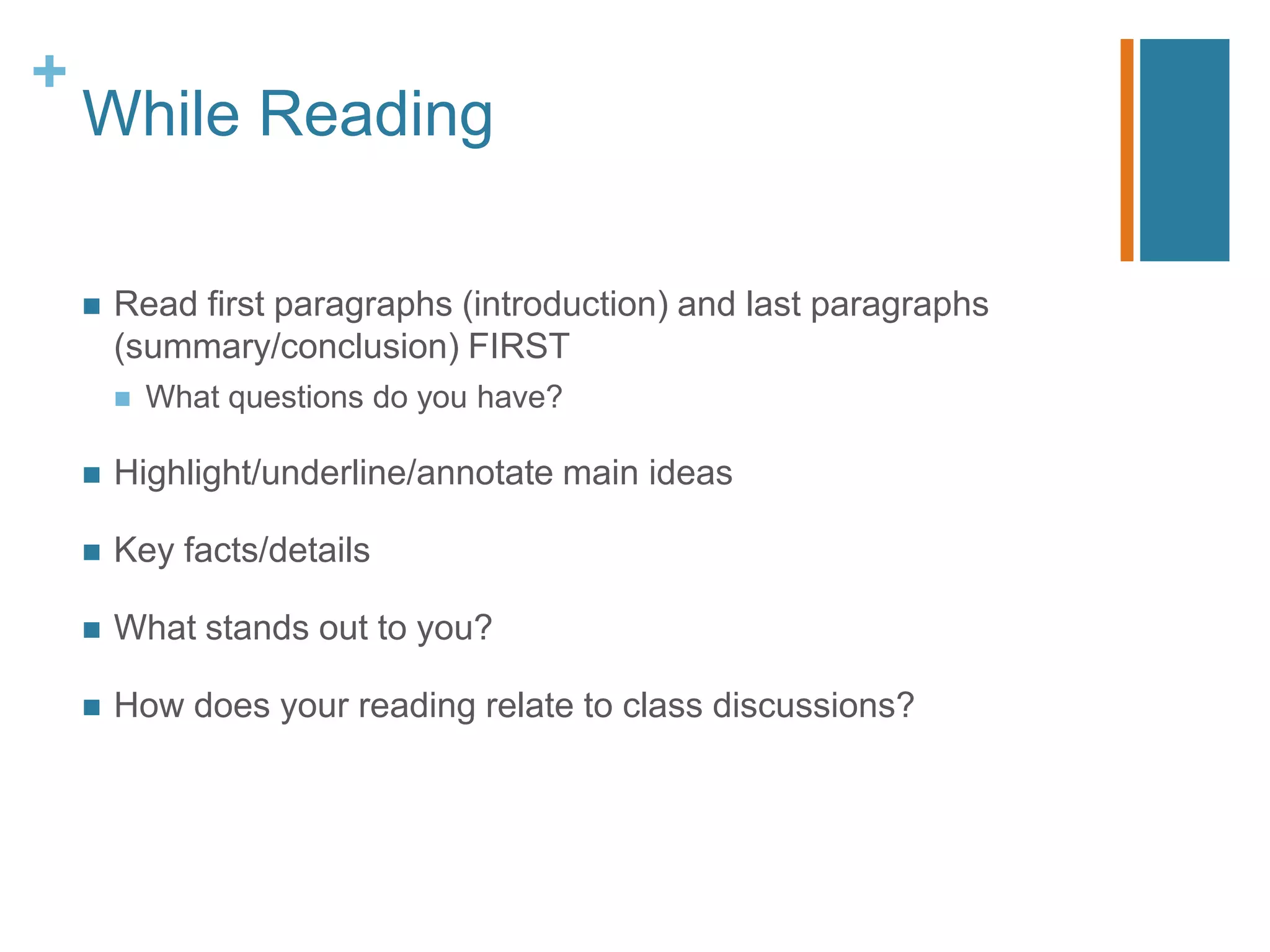 Critical Reading Strategies | PPTX