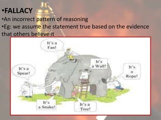 Critical reasoning | PPTX