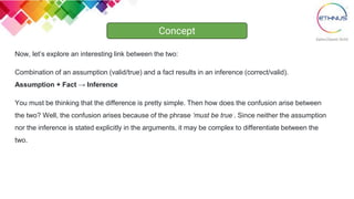 Critical Reasoning.pptx for students of final year | PPTX