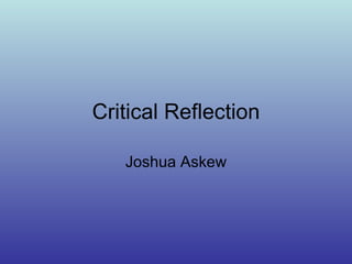 Critical reflection | PPT