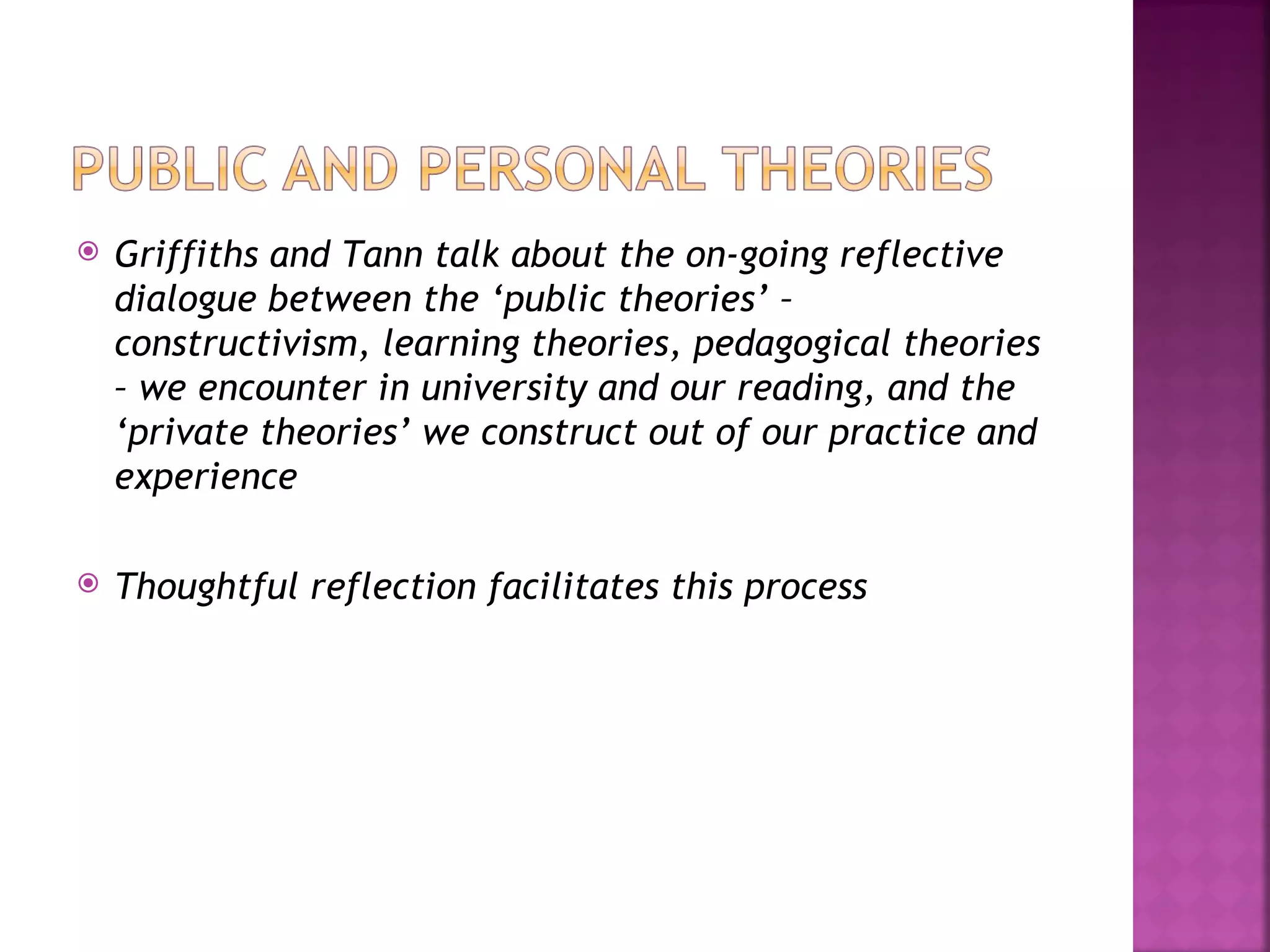 Critical reflection | PPT