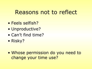 Critical reflection 2012 | PPT