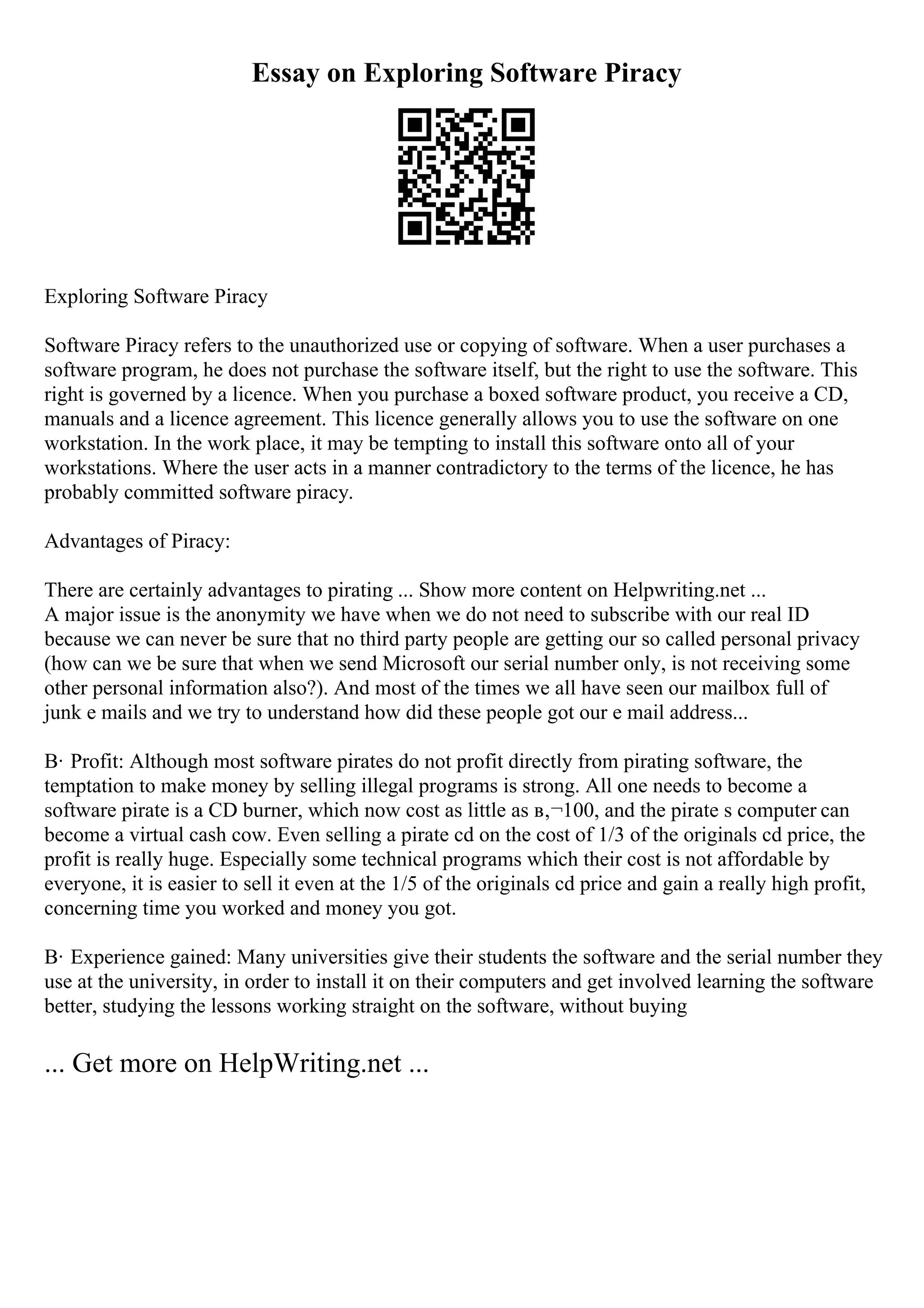 Critical Reflection Essay Samples | PDF