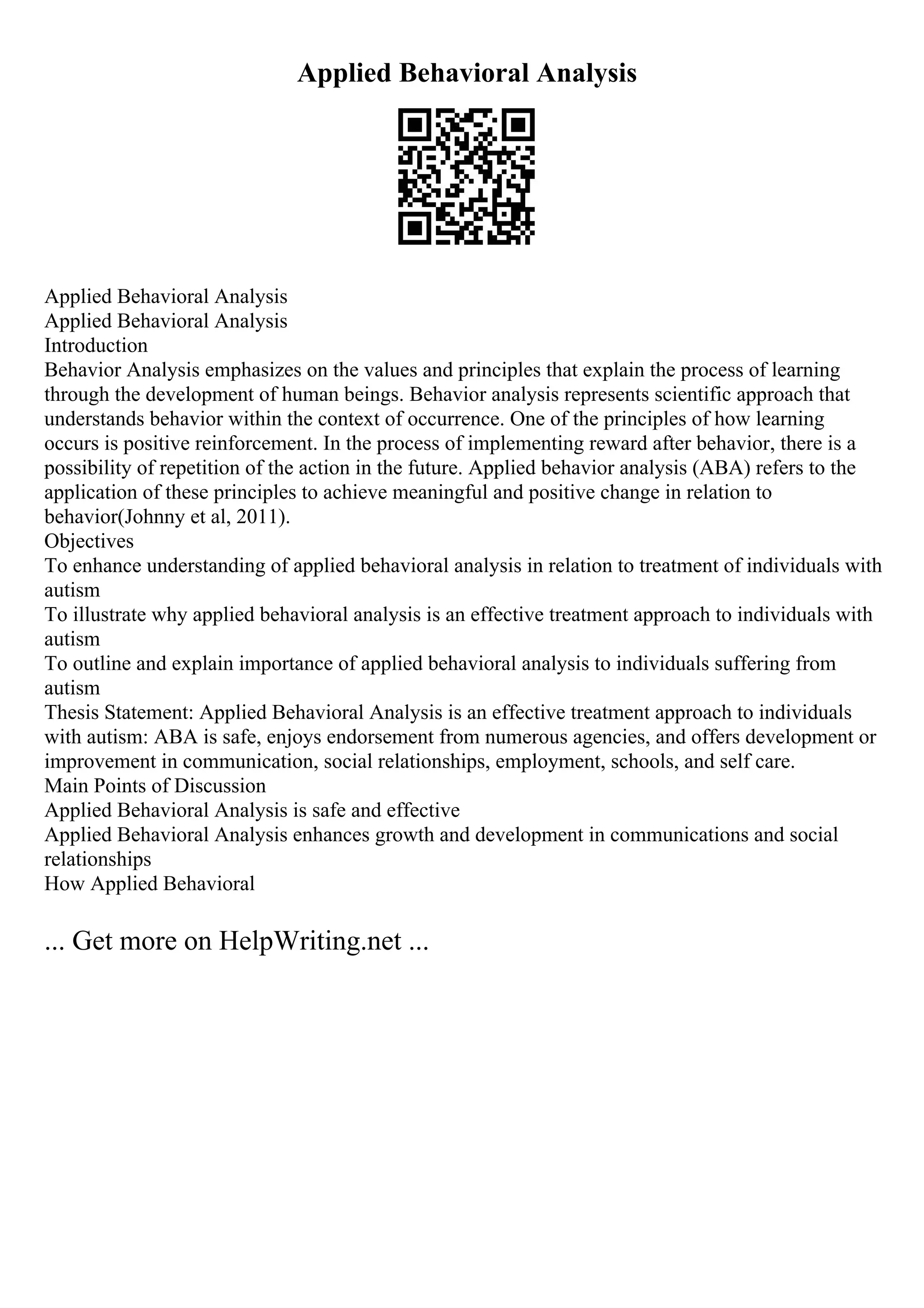 Critical Reflection Essay Samples | PDF