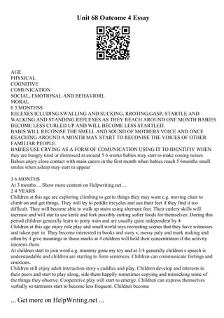 Critical Reflection Essay Samples | PDF