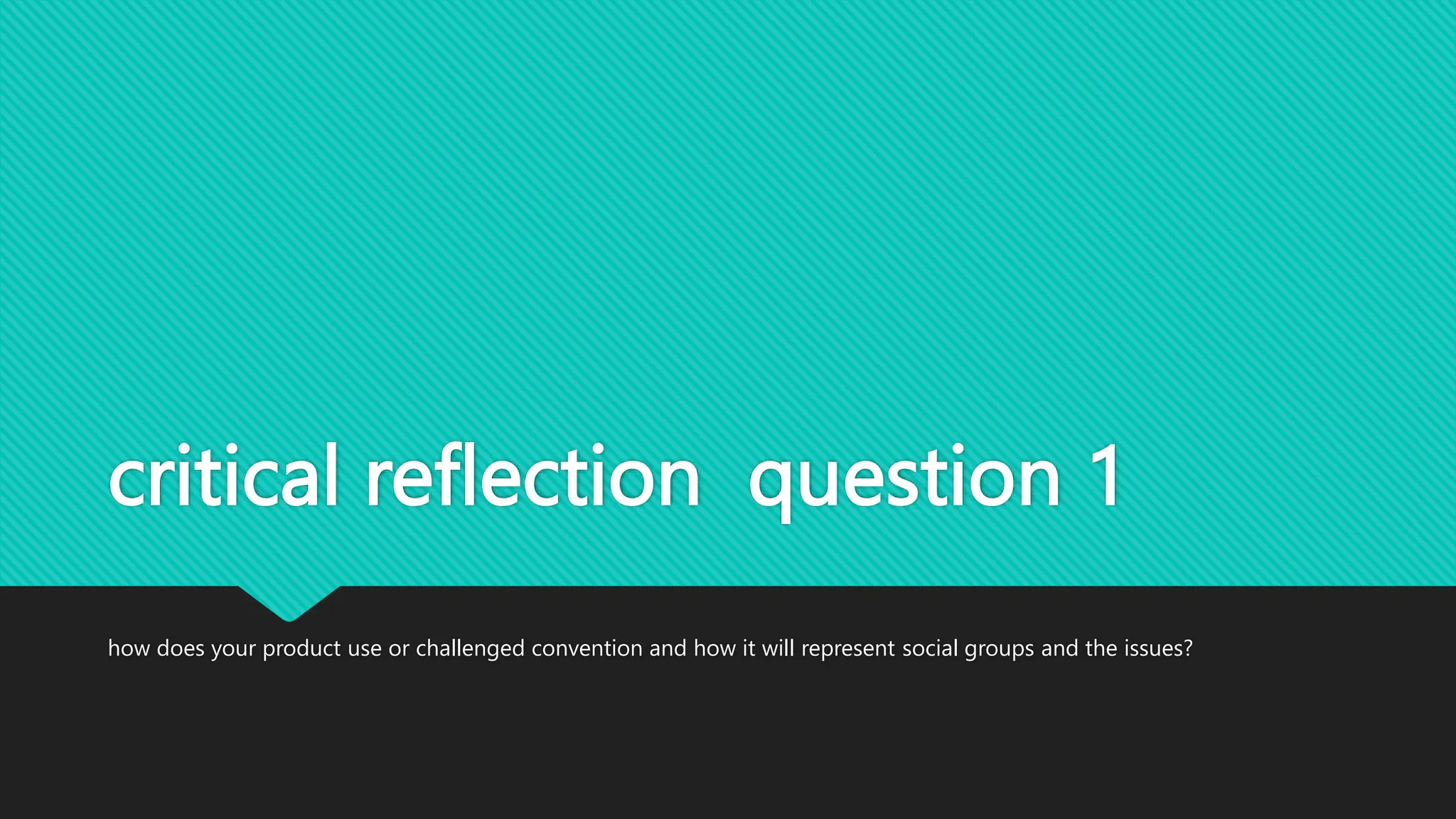 critical reflection question 1 of media sciences | PPT