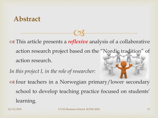 Critical reflexivity | PPTX