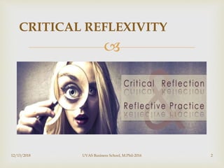 Critical reflexivity | PPTX