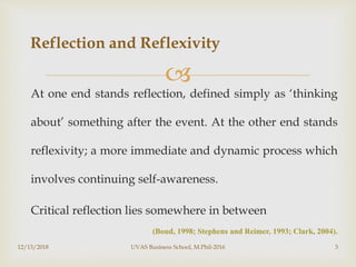 Critical reflexivity | PPTX