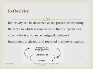 Critical reflexivity | PPTX