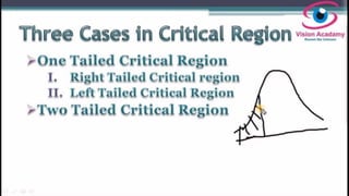 Critical Region for Hypothesis Testing | PPTX
