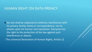Critical regulations governing data privacy and data protection 20 ...