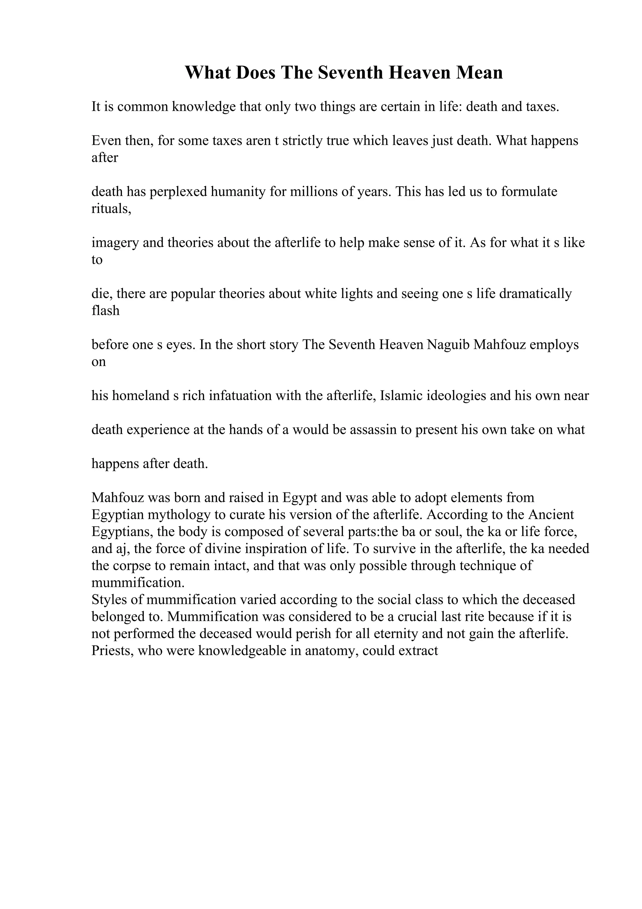 Critical Response Essay Example | PDF