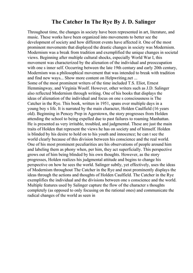 Critical Response Essay Example | PDF