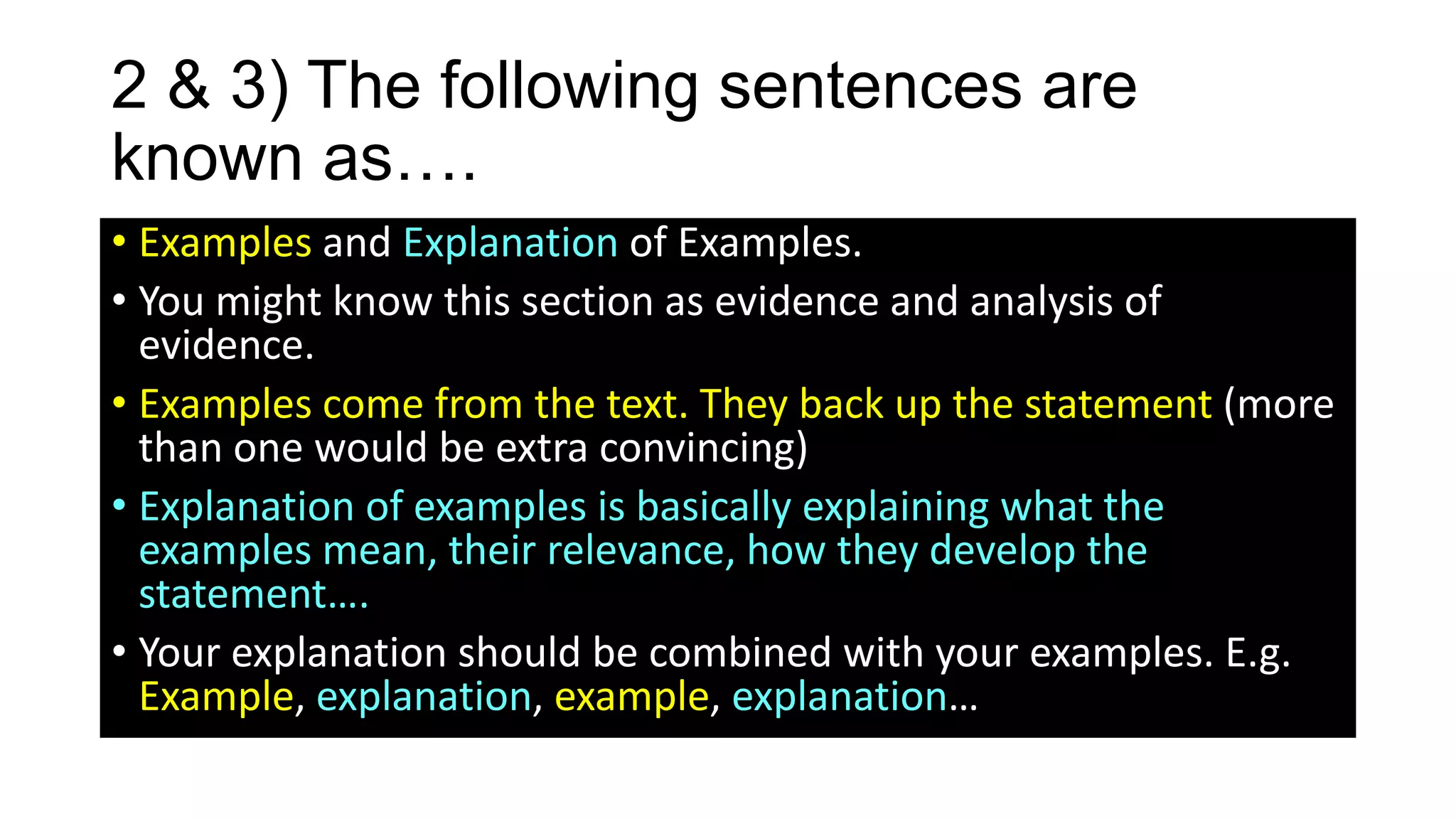 Critical response paragraph structure | PPTX