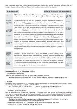 Critical review | PDF
