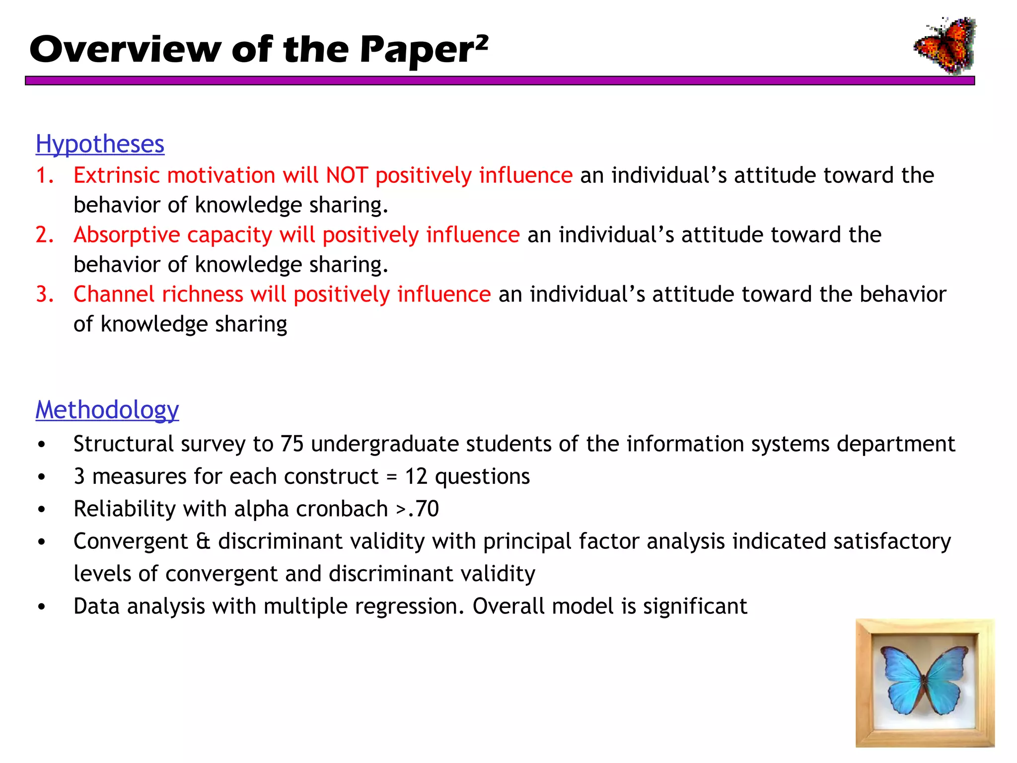 Critical review attitude towards knowledge sharing behavior | PPT ...