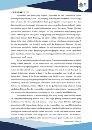 Critical review jurnal perencanaan pesisir | PDF