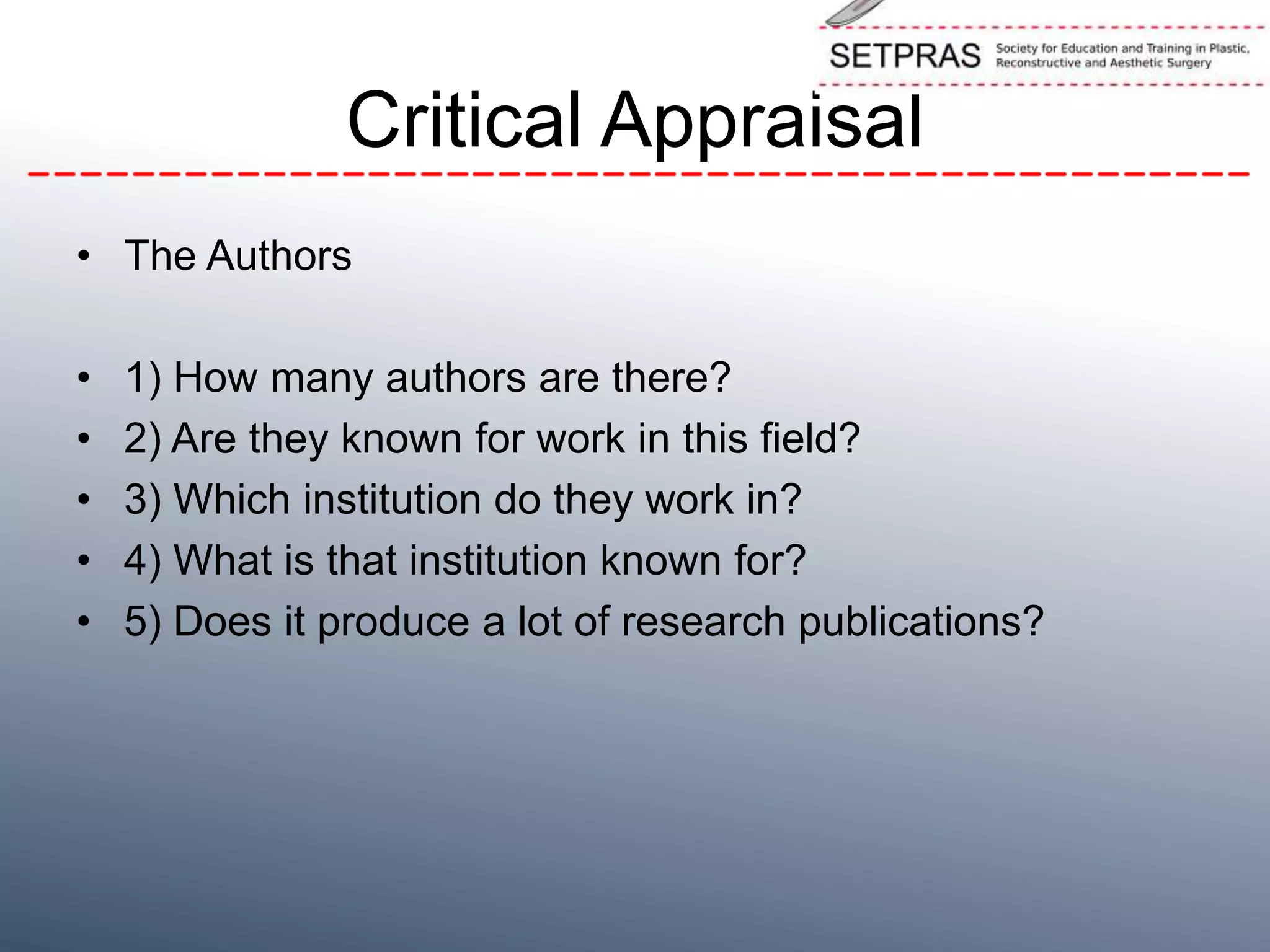 critical review of an article.ppt