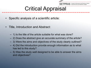 critical review of an article.ppt