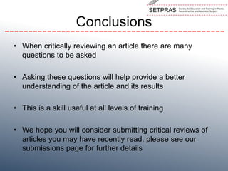 critical review of an article.ppt