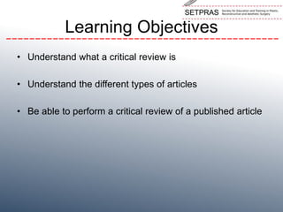 critical review of an article.ppt