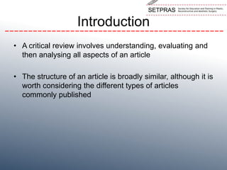critical review of an article.ppt