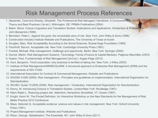 Critical role of_risk_assessment_in_international_projects_en | PPT