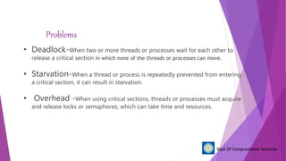 Critical Section in Operating System | PPTX
