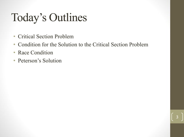 Critical Section Problem.pptx | Operating Systems | Computer Software ...
