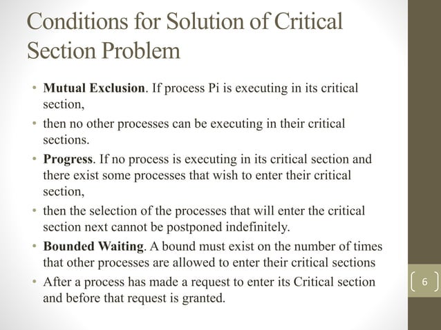 Critical Section Problem.pptx | Operating Systems | Computer Software and Applications