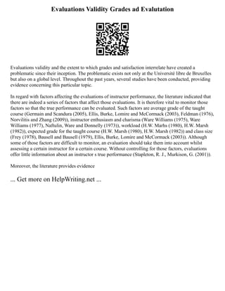 Critical Self Assessment. Structures For Student Self | PDF
