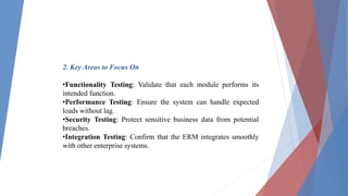 Critical Software Testing for Optimal Enterprise Resource Management. | PDF