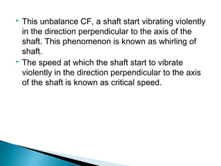 Critical speed of shaft | PPT
