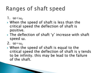 Critical speed of shaft | PPT