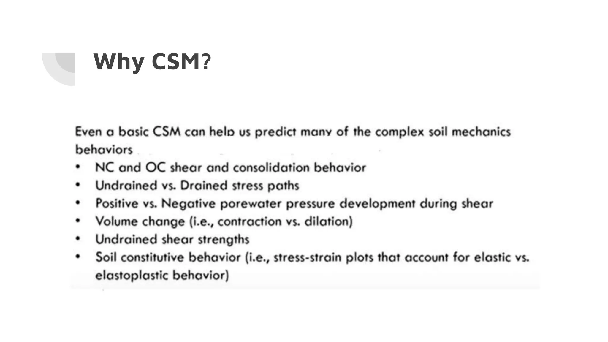 Critical State Model (Advance Soil Mechanics) | PPTX | Geology | Science