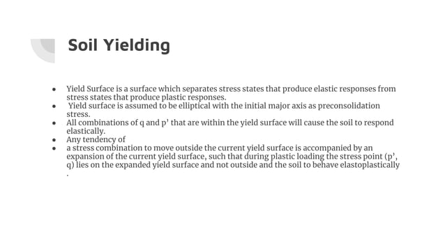 Critical State Model (Advance Soil Mechanics) | PPTX | Geology | Science