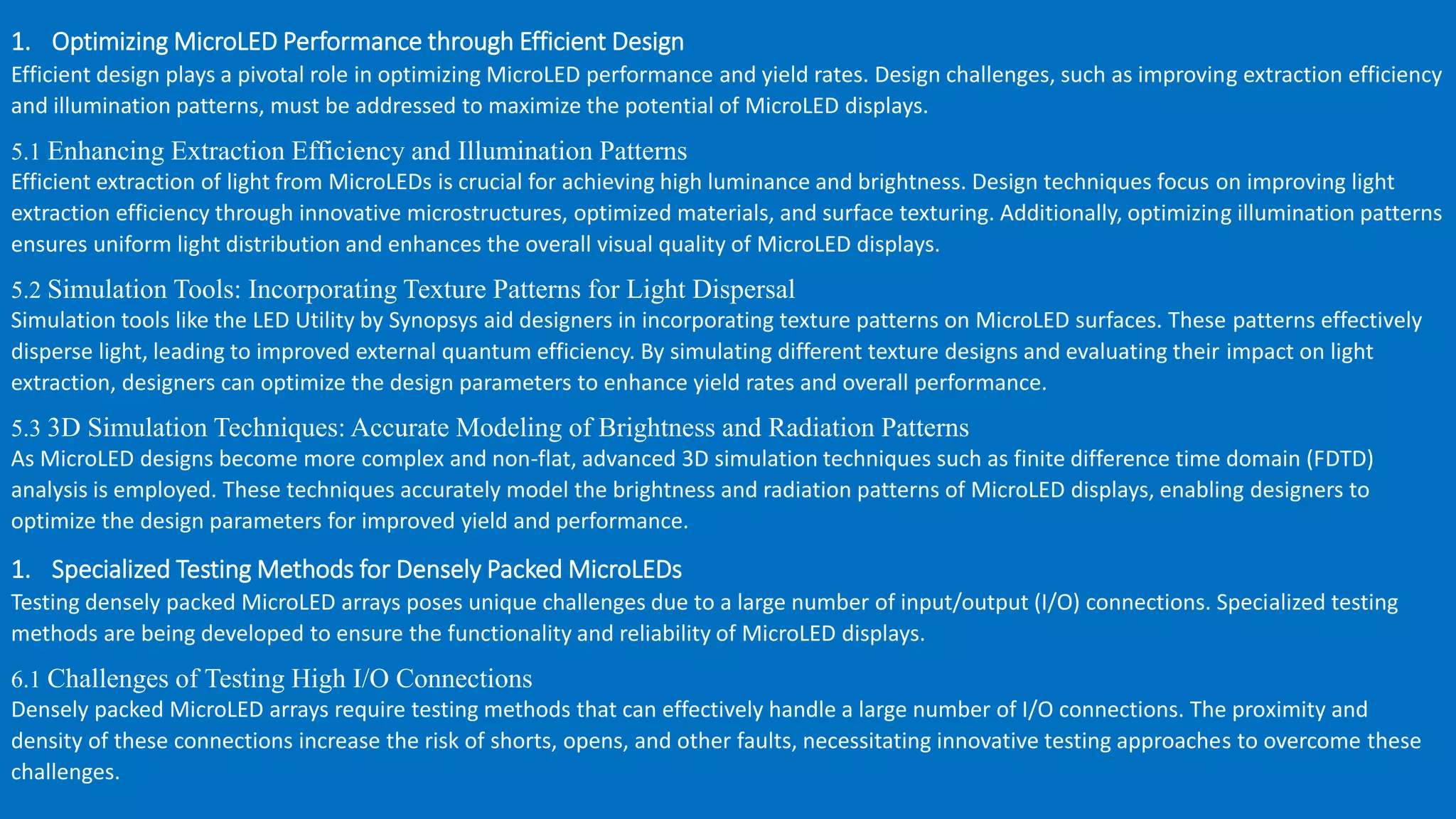 Critical Steps in MicroLED Manufacturing Identifying and Overcoming ...