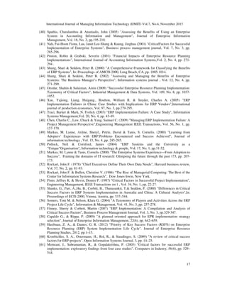 Critical Success Factors for Implementing an ERP System within ...