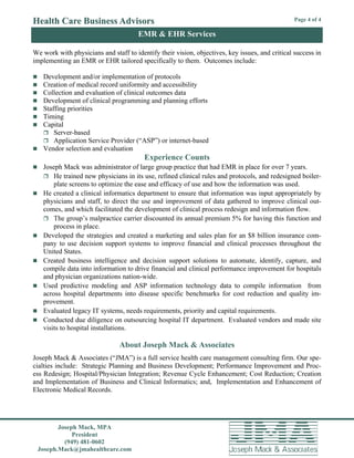 Critical Success Factors For Physician Adoption Of Emr & Ehr August ...